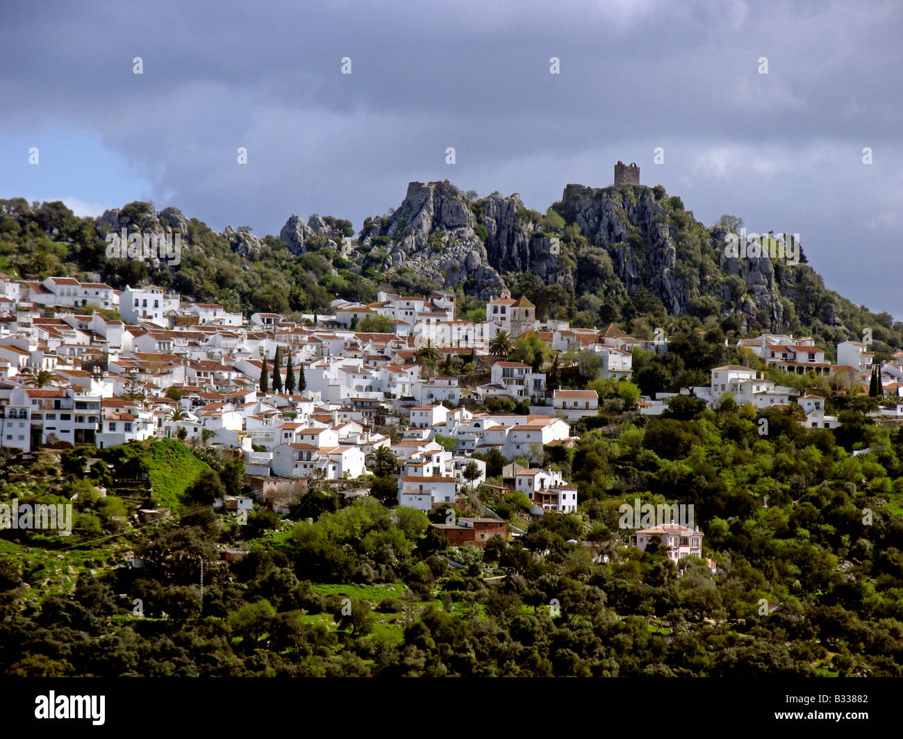 View at Gaucin, Costa del Sol, Andalucia, Spain Stock Photo - Alamy