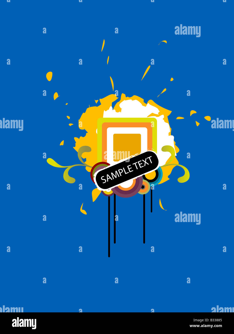 text-template with circle Stock Photo - Alamy