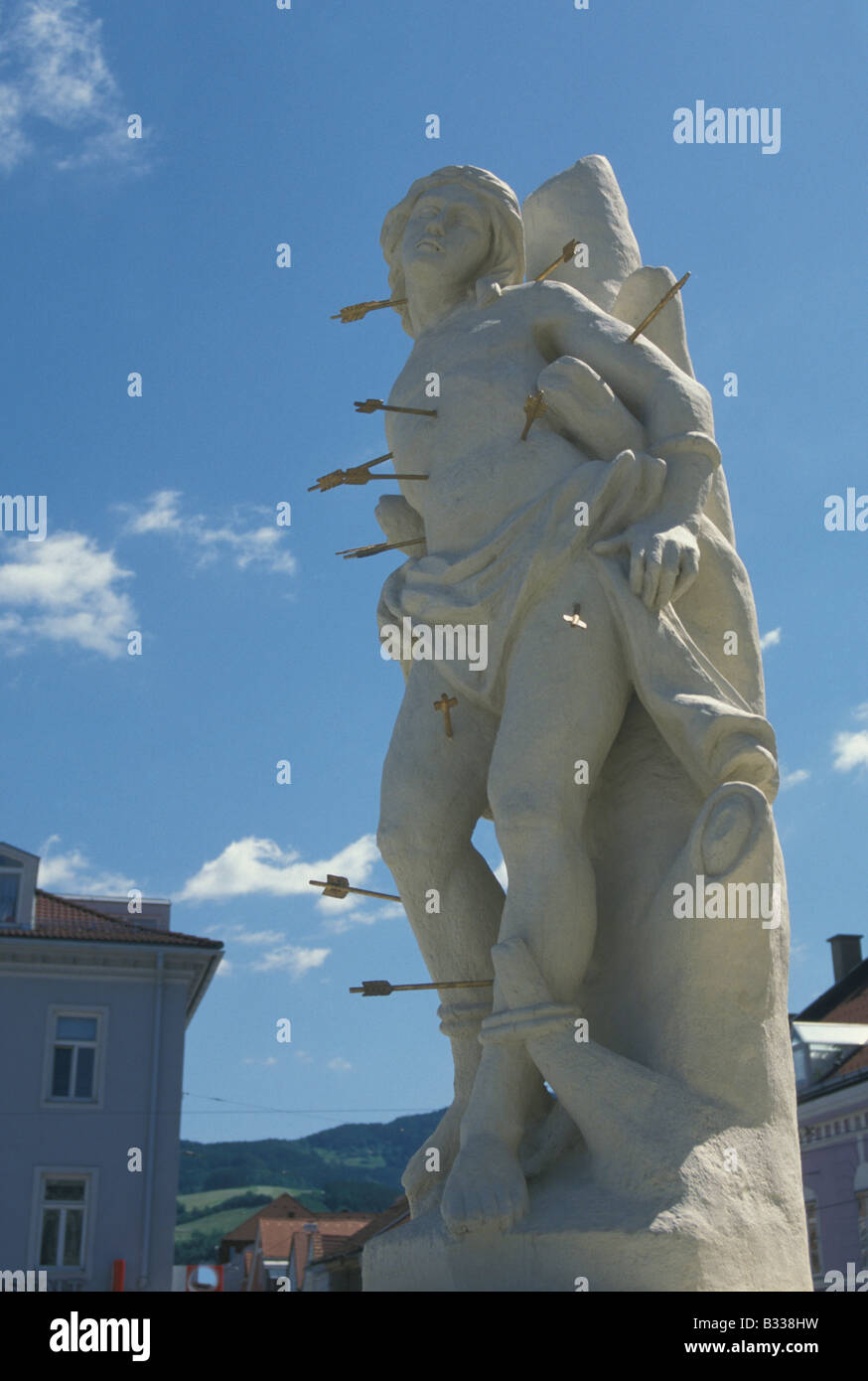 Holy figure at the main square Stock Photo - Alamy