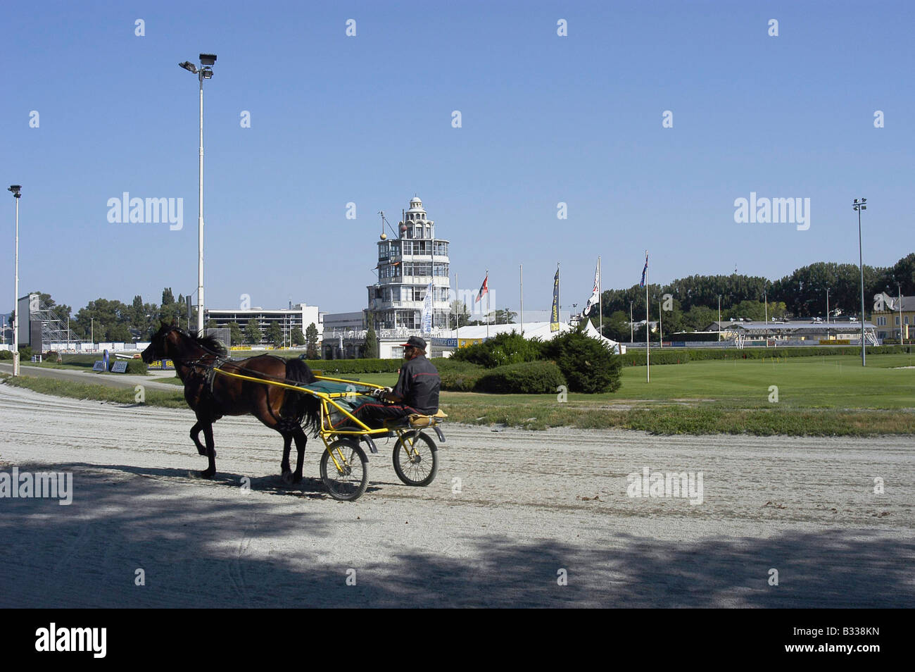 Viennese harness racing club Stock Photo - Alamy