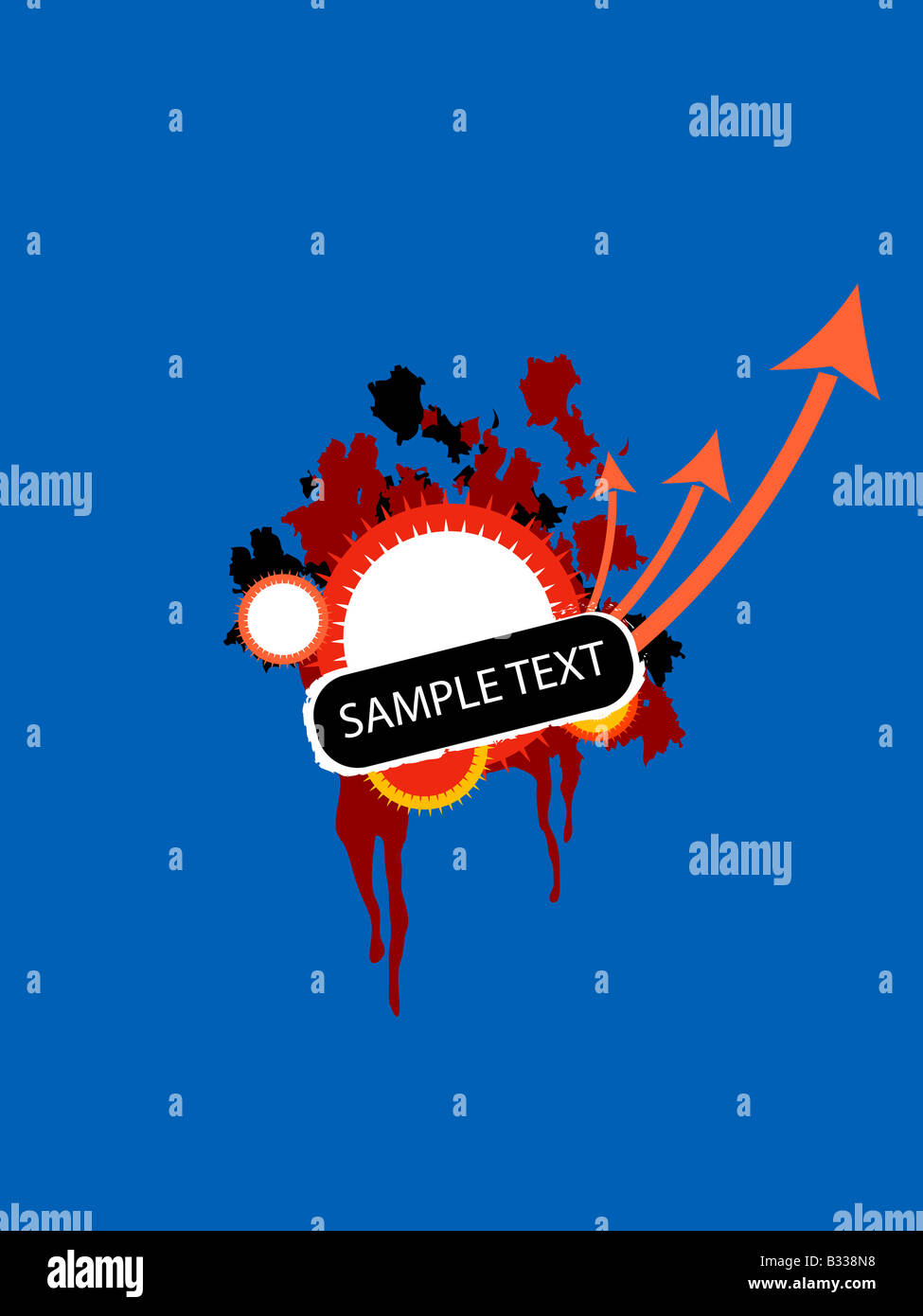 sample text with circle Stock Photo - Alamy