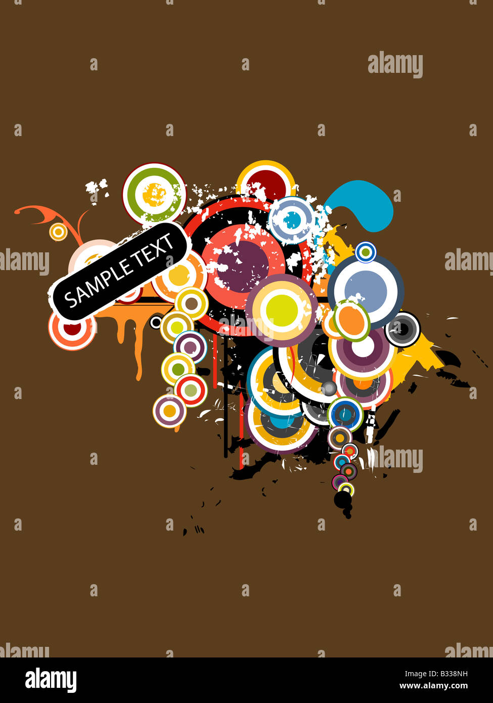 circles with text-template Stock Photo - Alamy