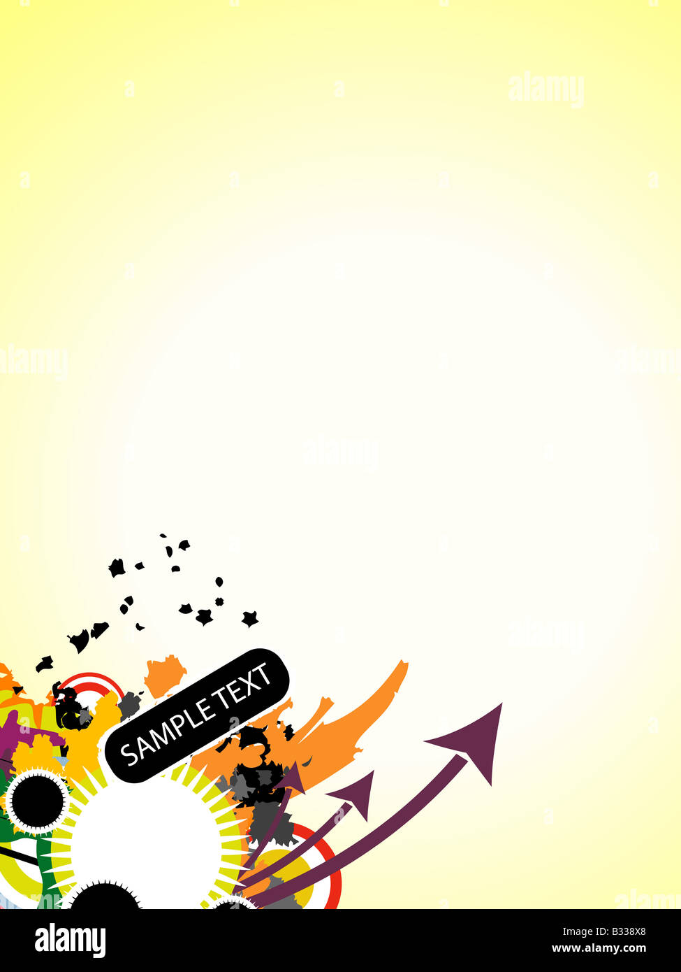 sample text and circles Stock Photo - Alamy