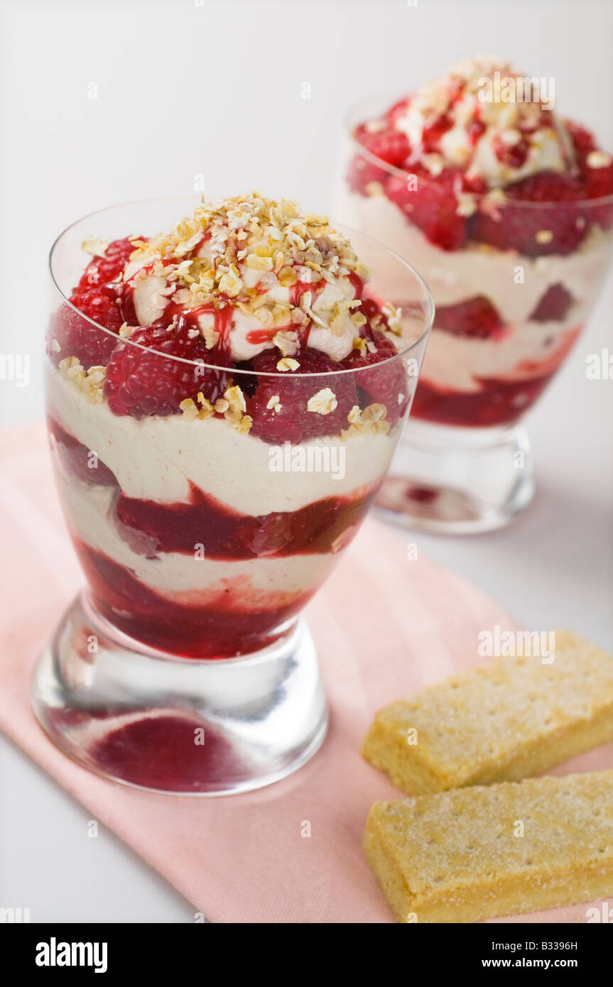Cranachan Scotland UK Dessert Food Stock Photo - Alamy