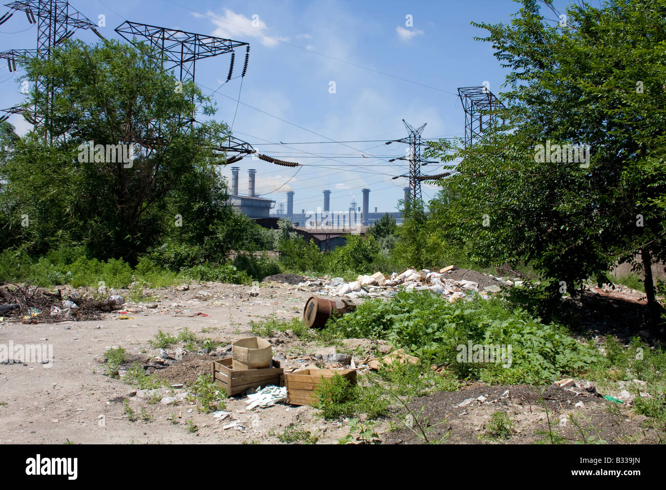 Iron and Steel Factory in Zaporizhia, Ukraine Stock Photo - Alamy