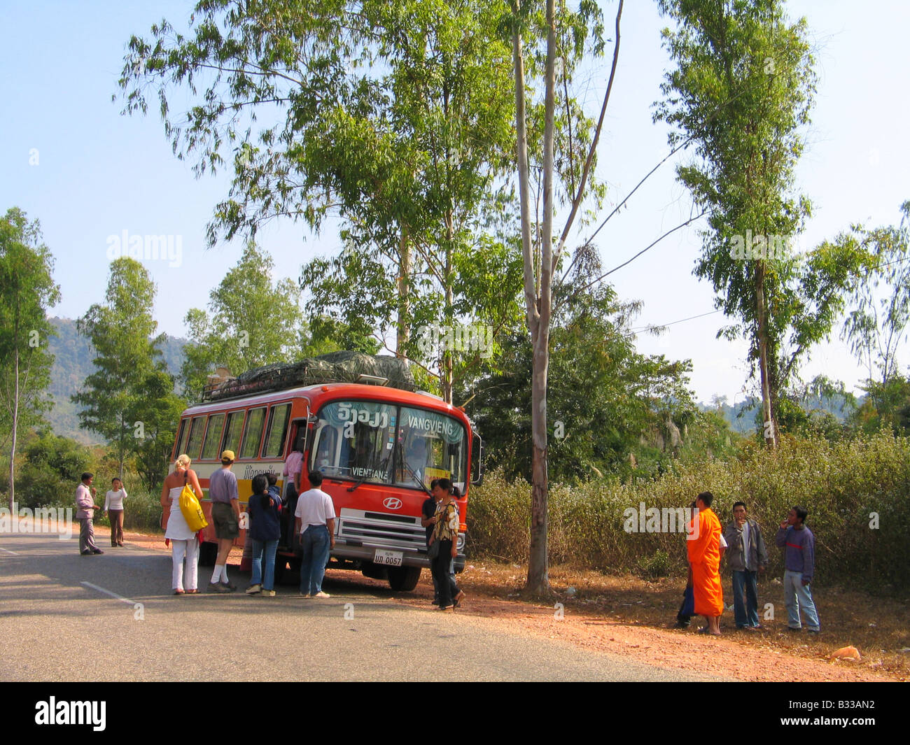 Asia bus mobility road traffic travel asia hi-res stock photography and ...