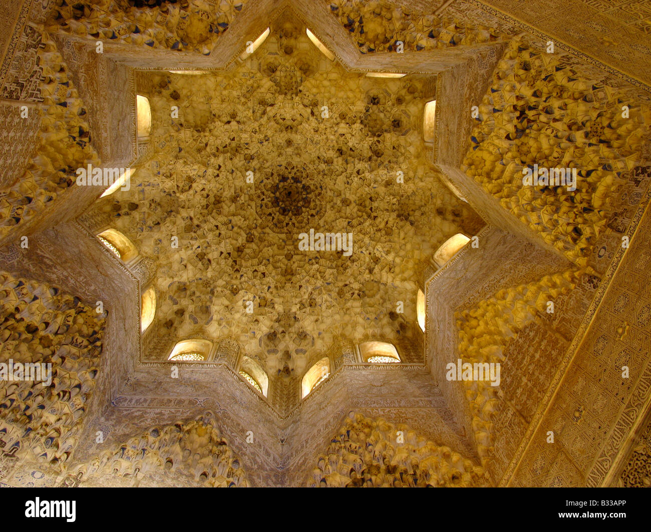 Sala de los Abencerrajes, Alhambra, Granada, Andalucia, Spain Stock ...