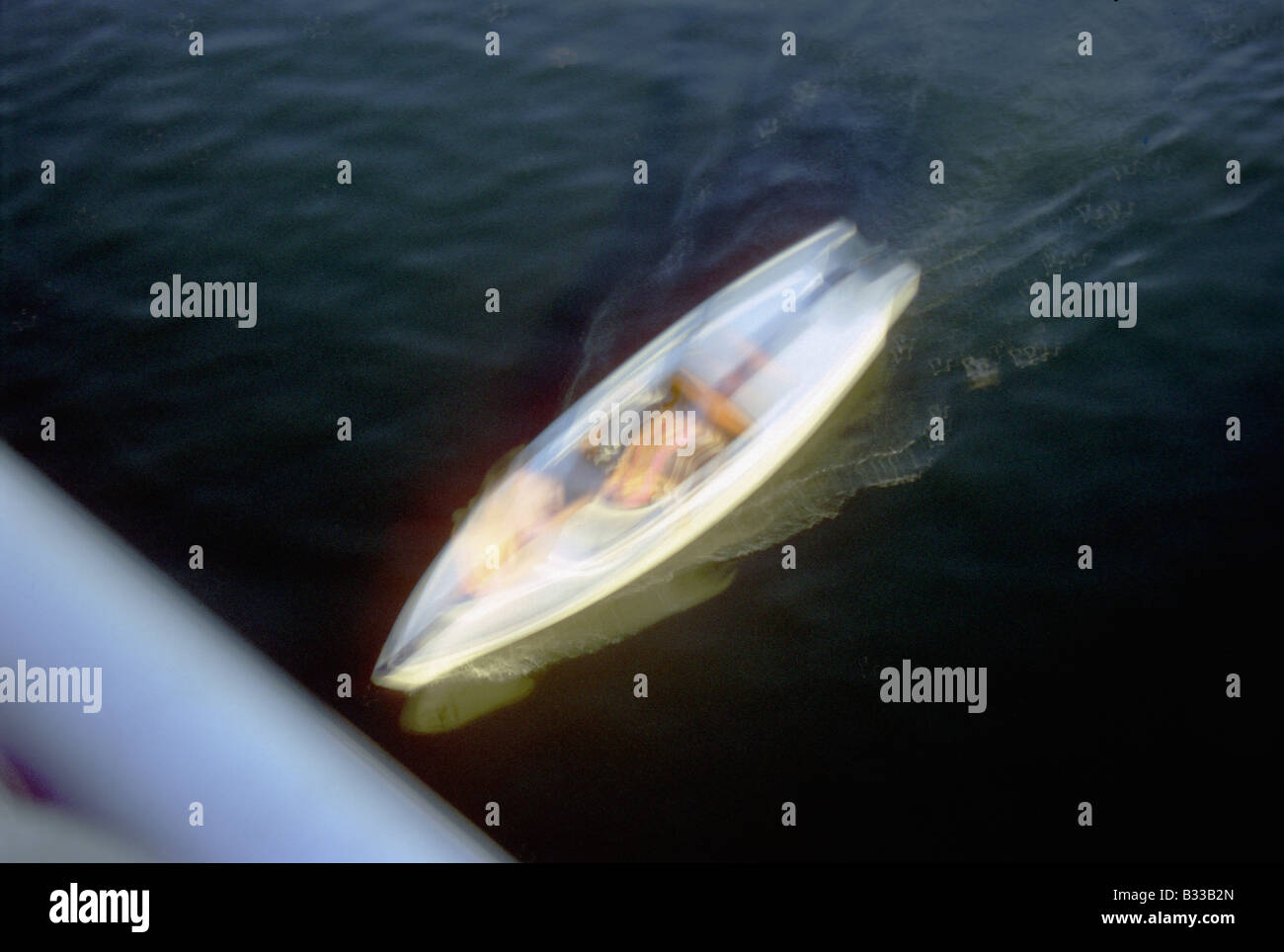 Boat from above Stock Photo - Alamy