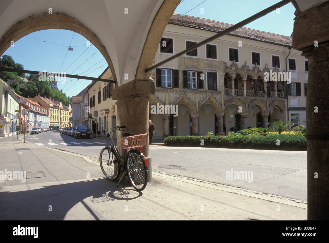 The grain measurer house a gothical landmark Stock Photo - Alamy