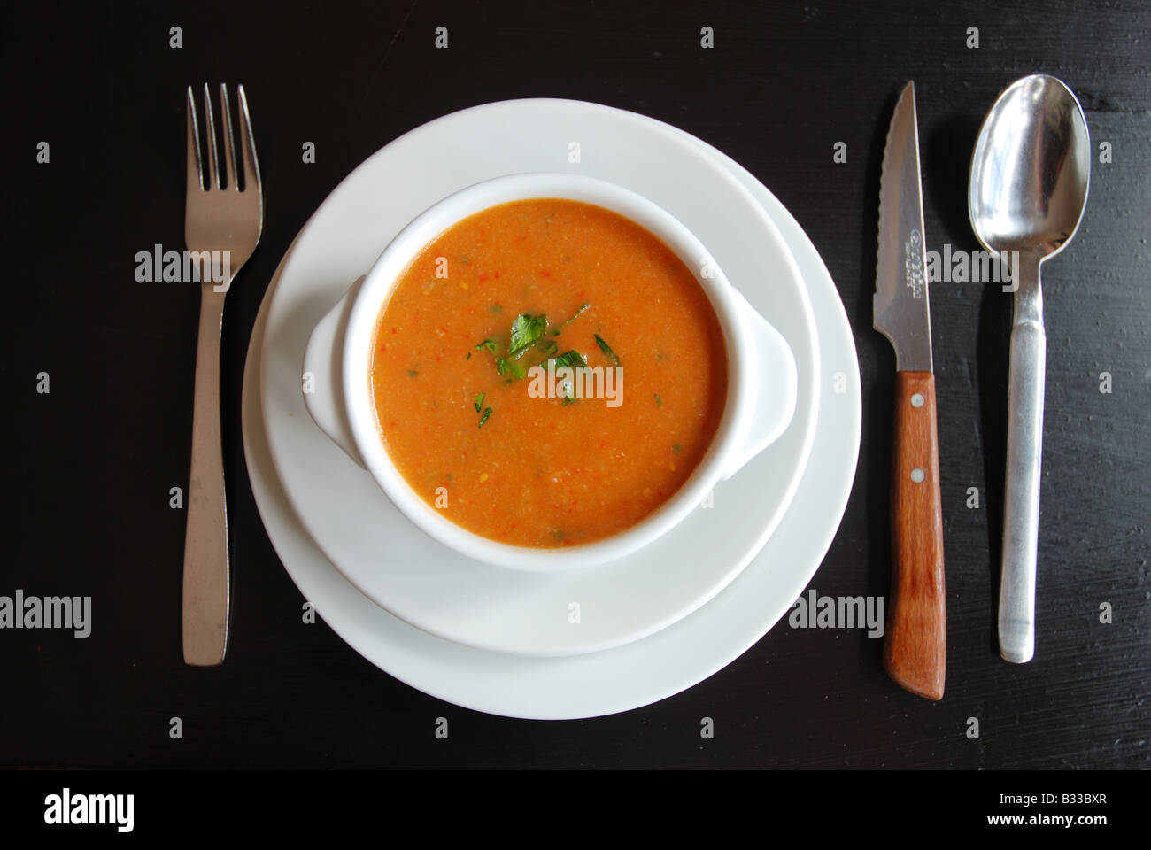 Gazpacho. Typical dish of Andalusia. Spain Stock Photo - Alamy