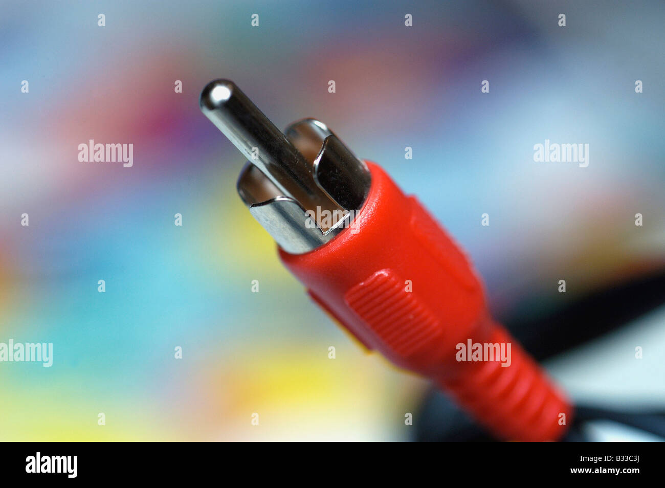 audio and video plug Stock Photo - Alamy