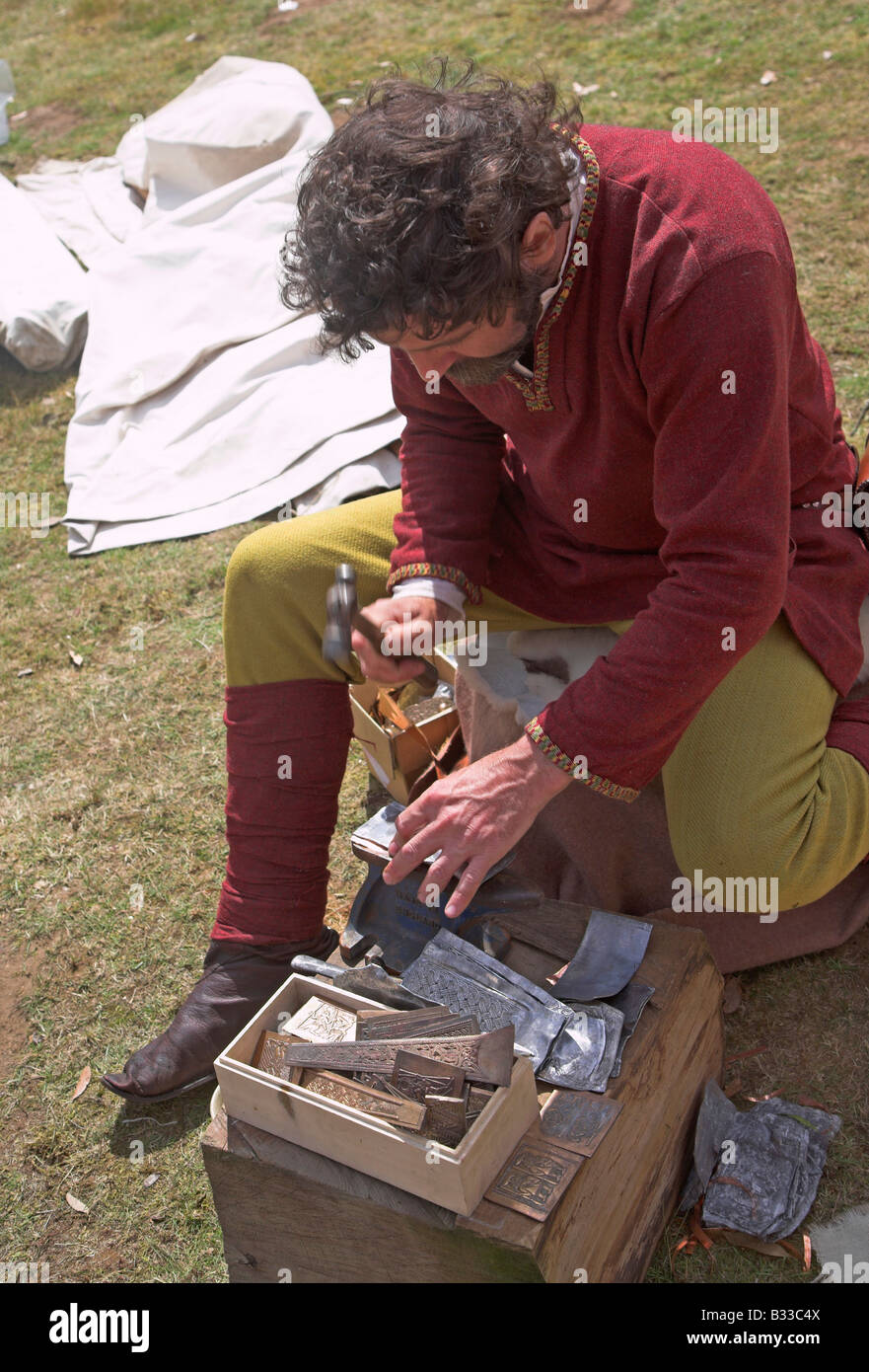 Living History re-enactment of Roman, Saxon, Viking and Norman times in ...