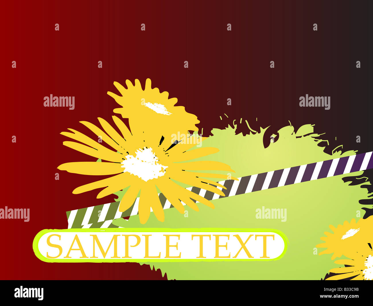 beautiful floral design Stock Photo - Alamy