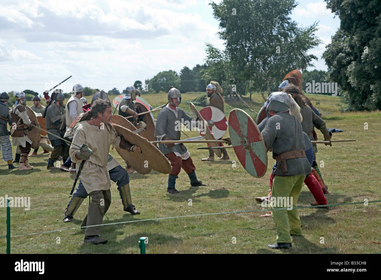 Living History re-enactment of Roman, Saxon, Viking and Norman times in ...