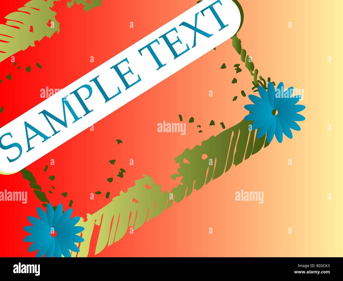 sample text with swirls Stock Photo - Alamy