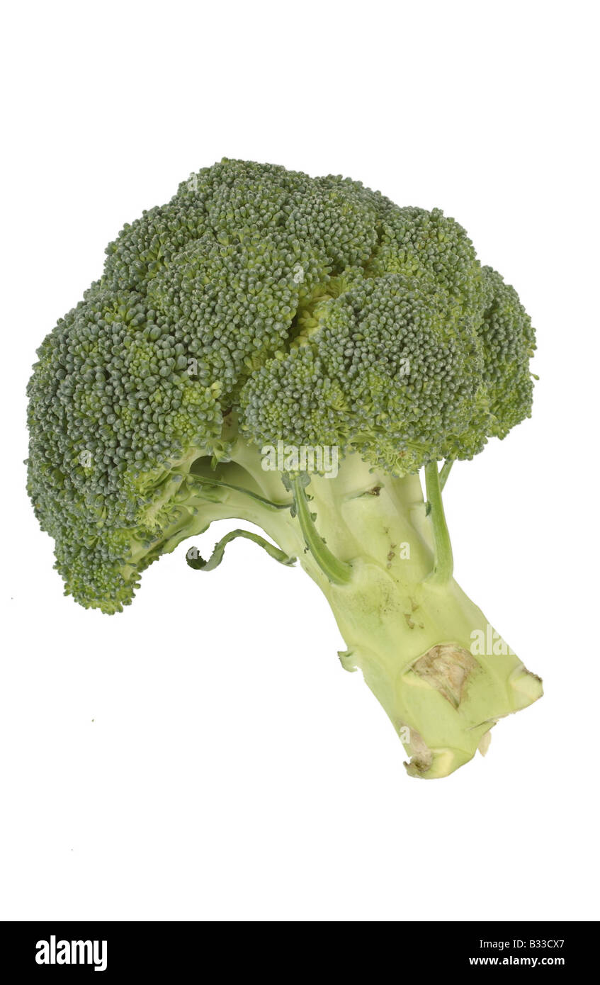cut out of a piece of broccoli Stock Photo - Alamy