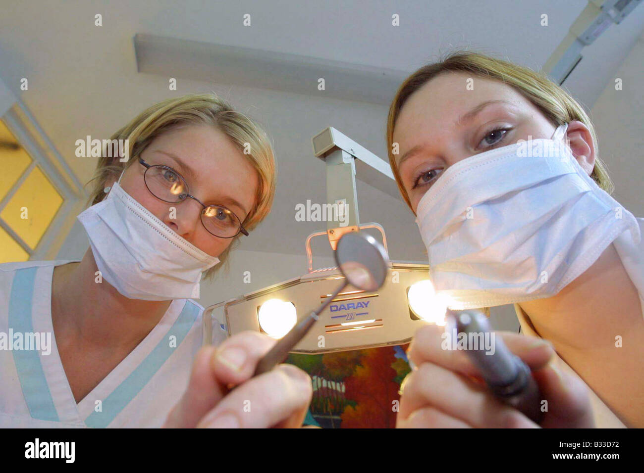 DENTIST AT WORK Stock Photo - Alamy