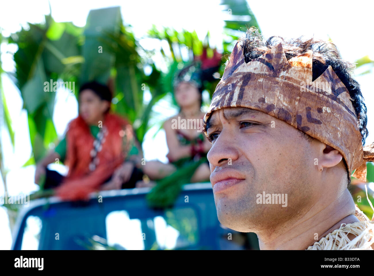 Cook Islands Rarotonga Avarua Constitution Day Festival parade Stock ...
