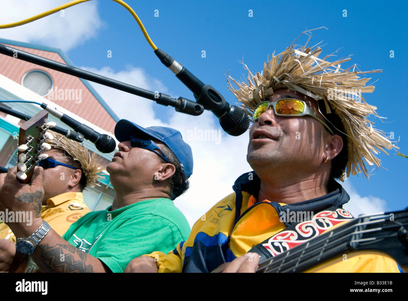 Cook Islands Rarotonga Avarua Constitution Day Festival parade Stock ...