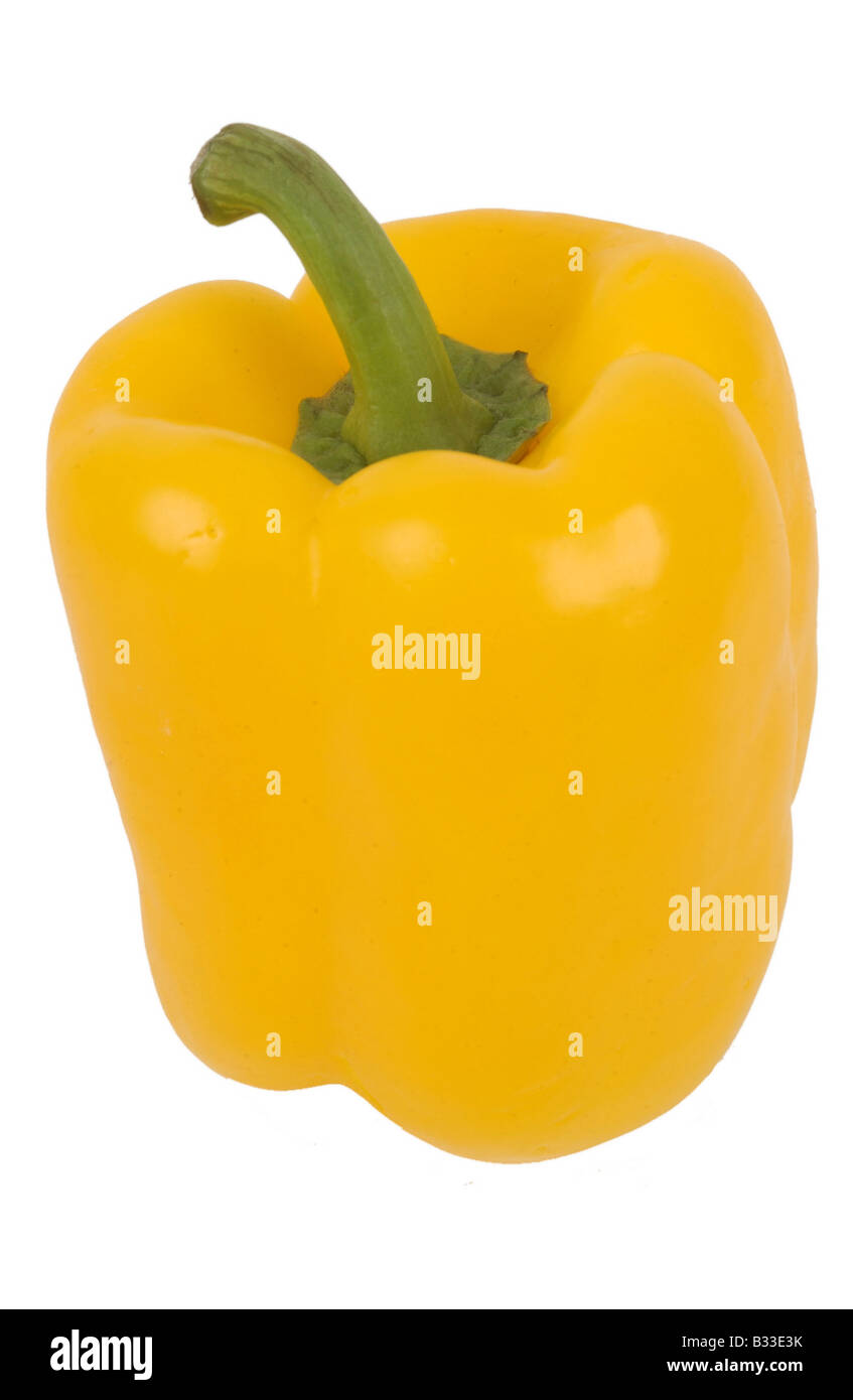 cut out of a yellow pepper Stock Photo - Alamy