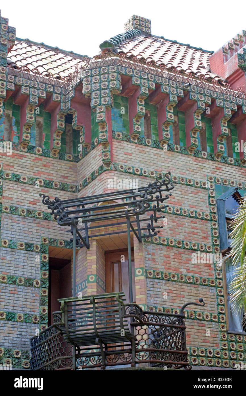 Caprichio de gaudi comillas cantabria spain hi-res stock photography ...