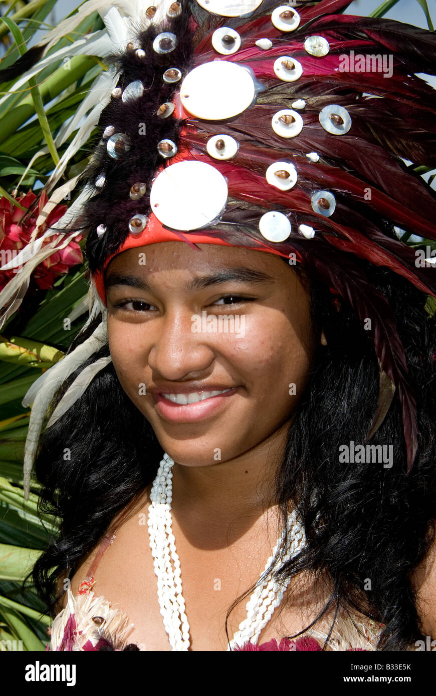 Cook Islands Rarotonga Avarua Constitution Day Festival parade Stock ...