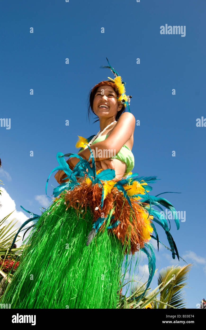 Dancers rarotonga cook islands hi-res stock photography and images - Alamy