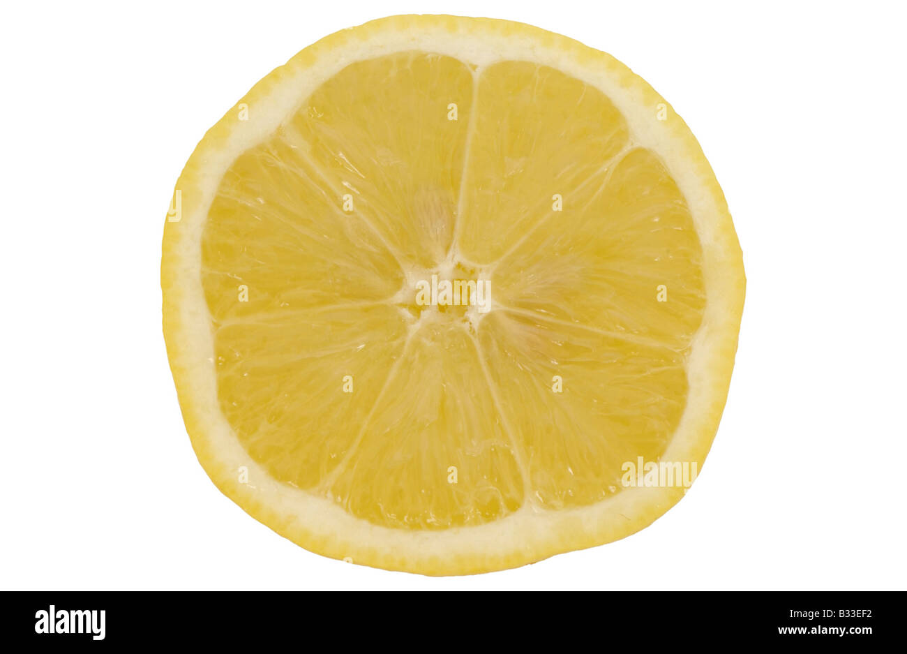 cut out of a slice of lemon Stock Photo - Alamy