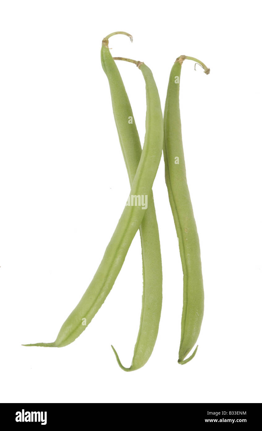 cut out of a green bean Stock Photo - Alamy
