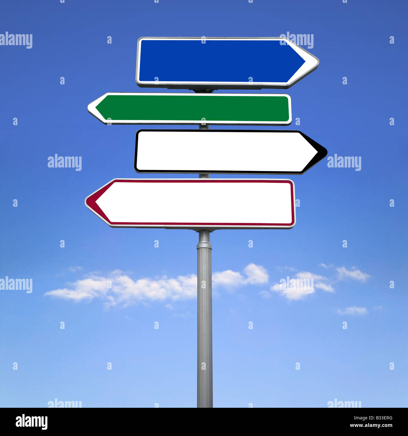 Direction sign in different hi-res stock photography and images - Alamy