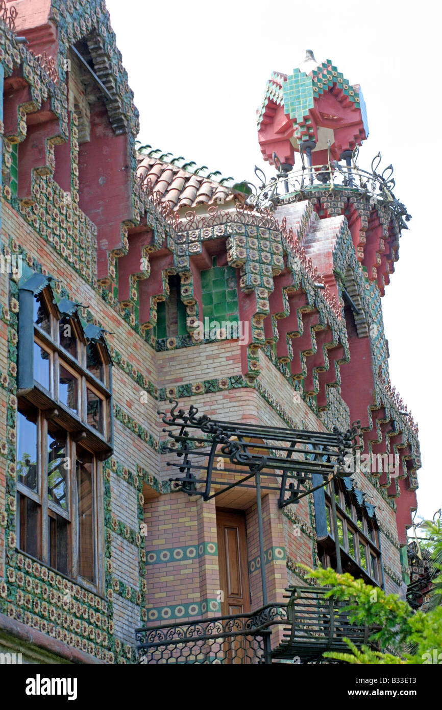 Caprichio de gaudi comillas cantabria spain hi-res stock photography ...