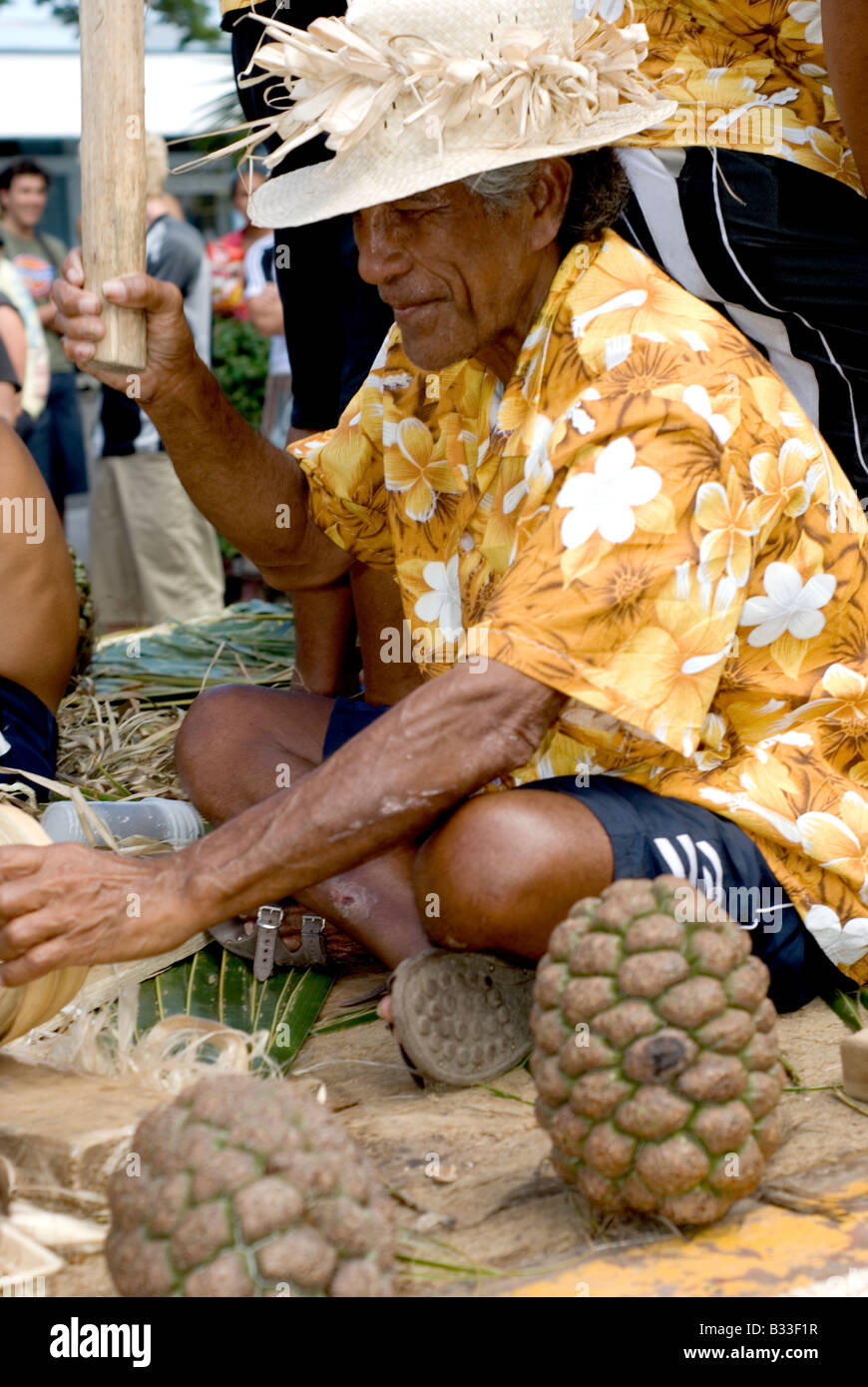 Cook Islands Rarotonga Avarua Constitution Day Festival parade Stock ...
