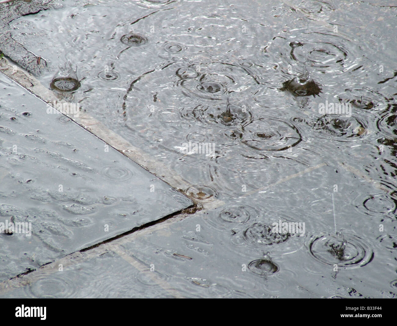 Rain puddles hi-res stock photography and images - Alamy