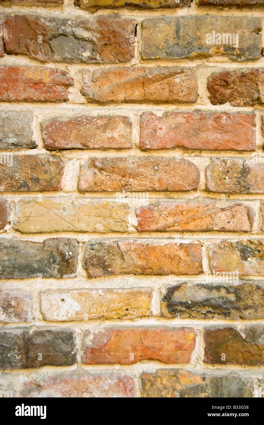 vertical red brick wall background Stock Photo - Alamy