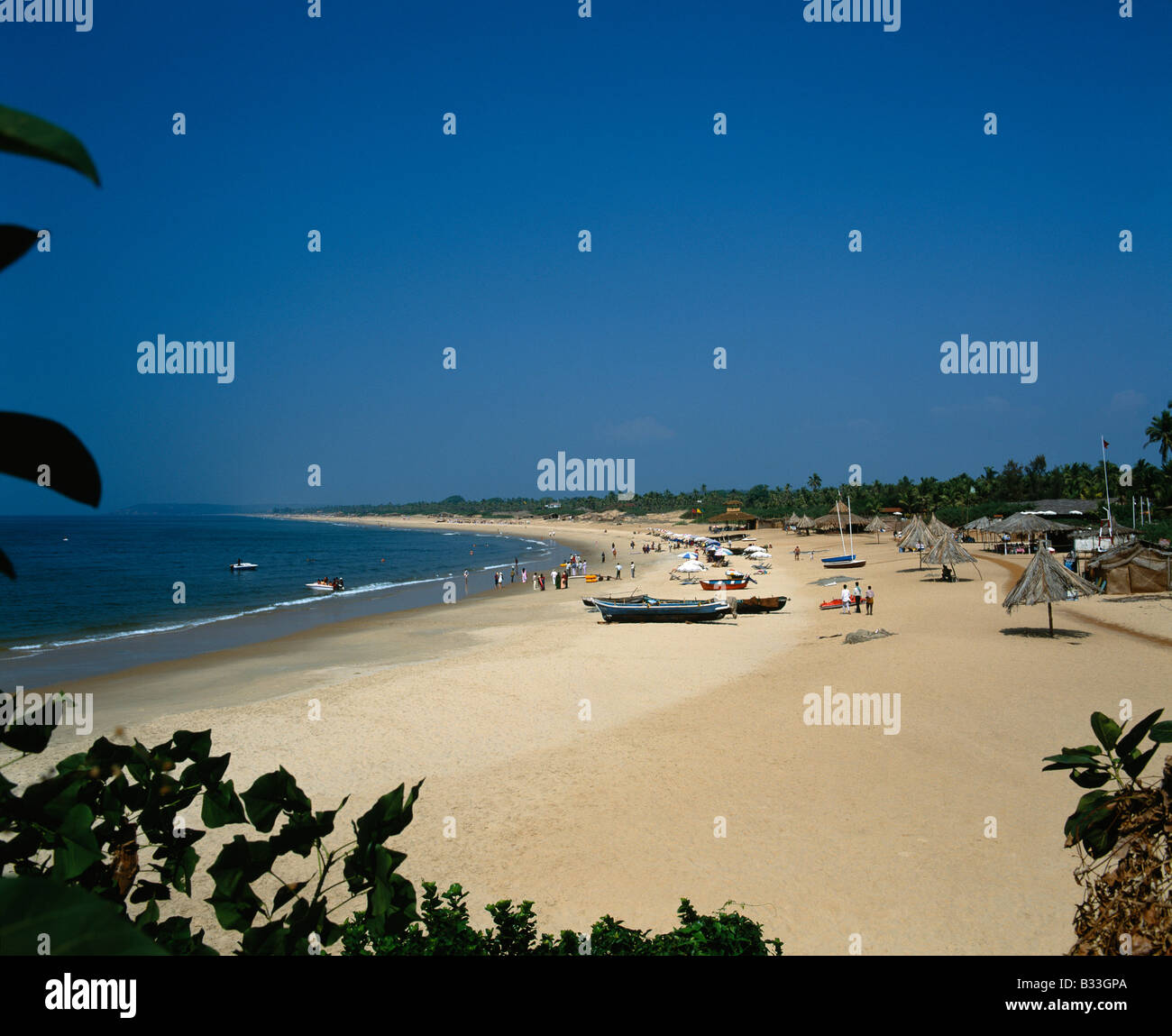 Overview of Candolim Beach,Goa,India Stock Photo - Alamy