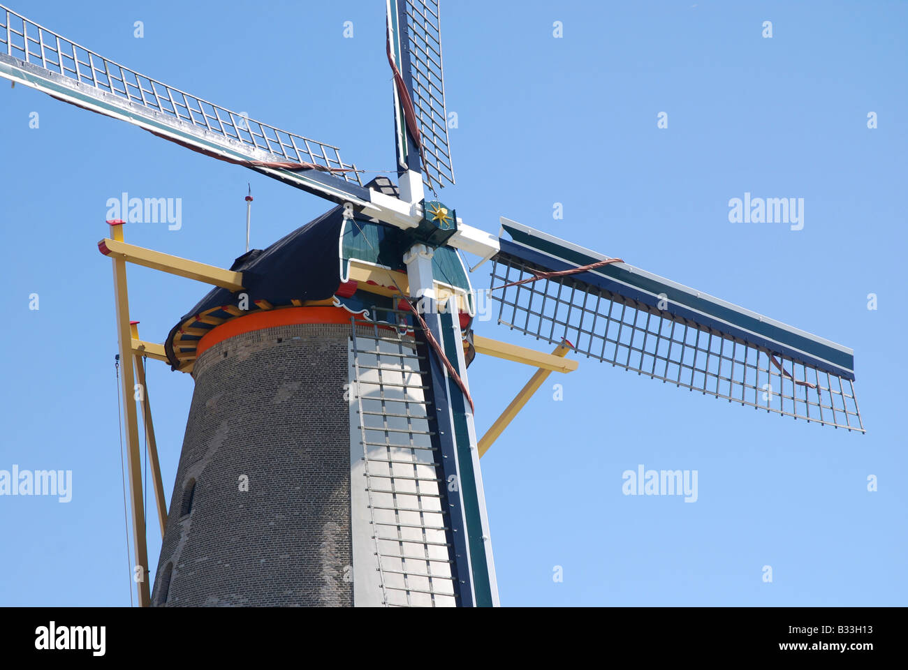 windmill Vlissingen Walcheren Zeeland Netherlands Stock Photo - Alamy