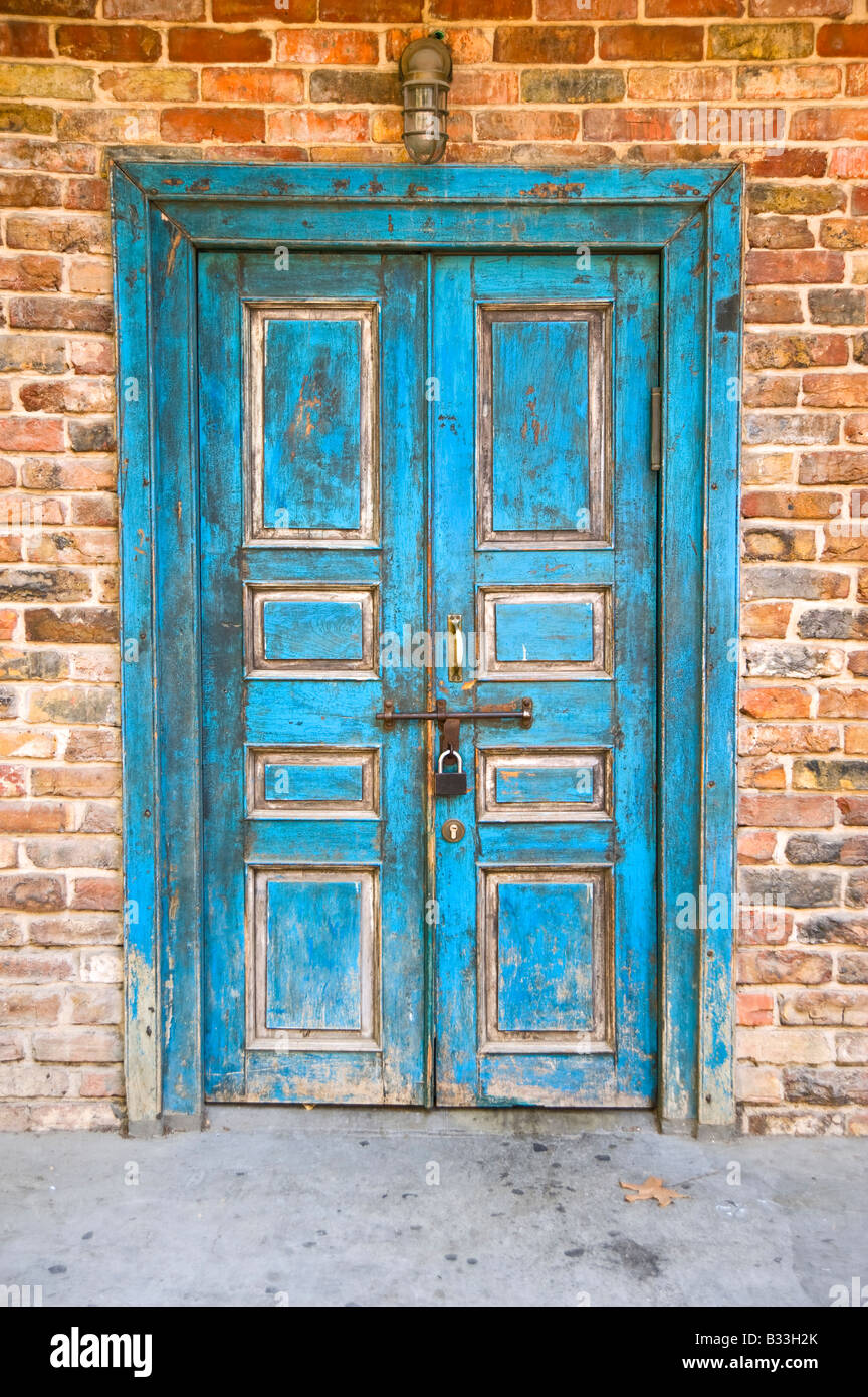 Antique Blue Door