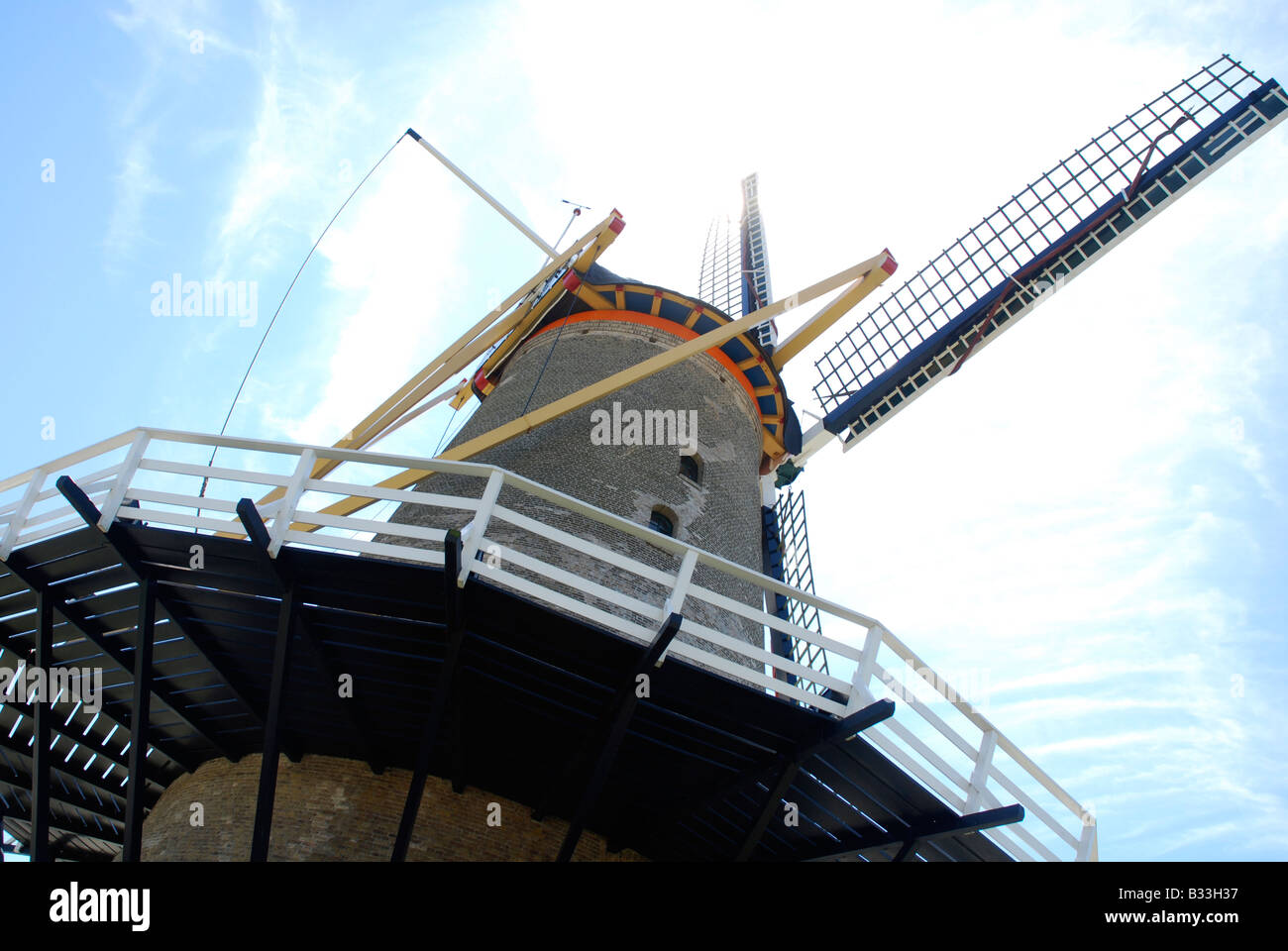windmill Vlissingen Walcheren Zeeland Netherlands Stock Photo - Alamy