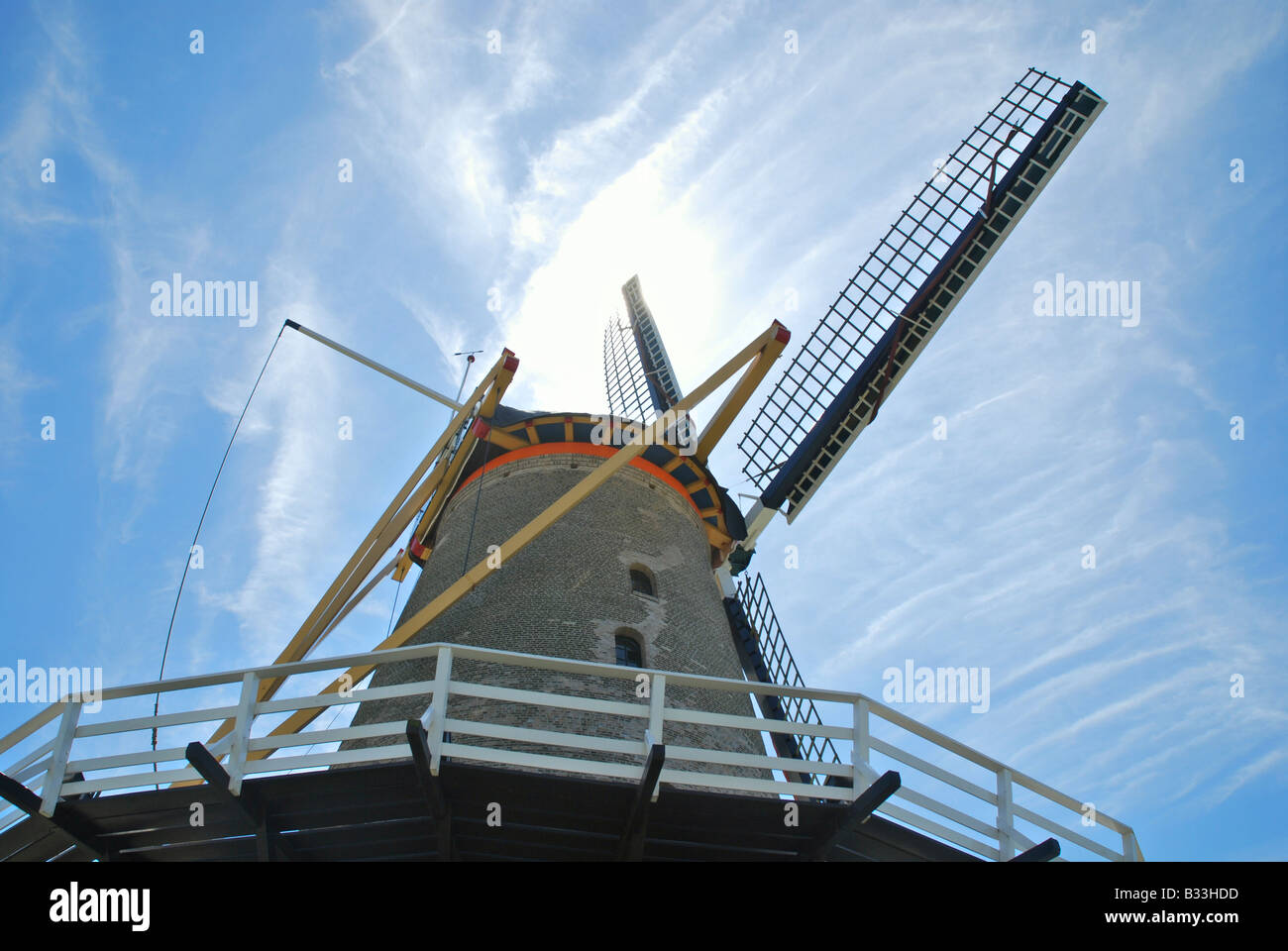 windmill Vlissingen Walcheren Zeeland Netherlands Stock Photo - Alamy