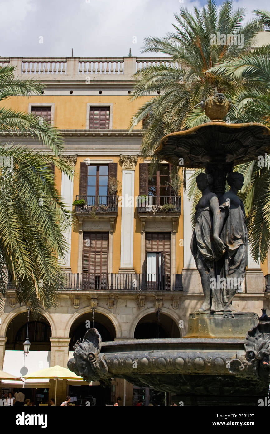 placa reial barcelona Stock Photo - Alamy