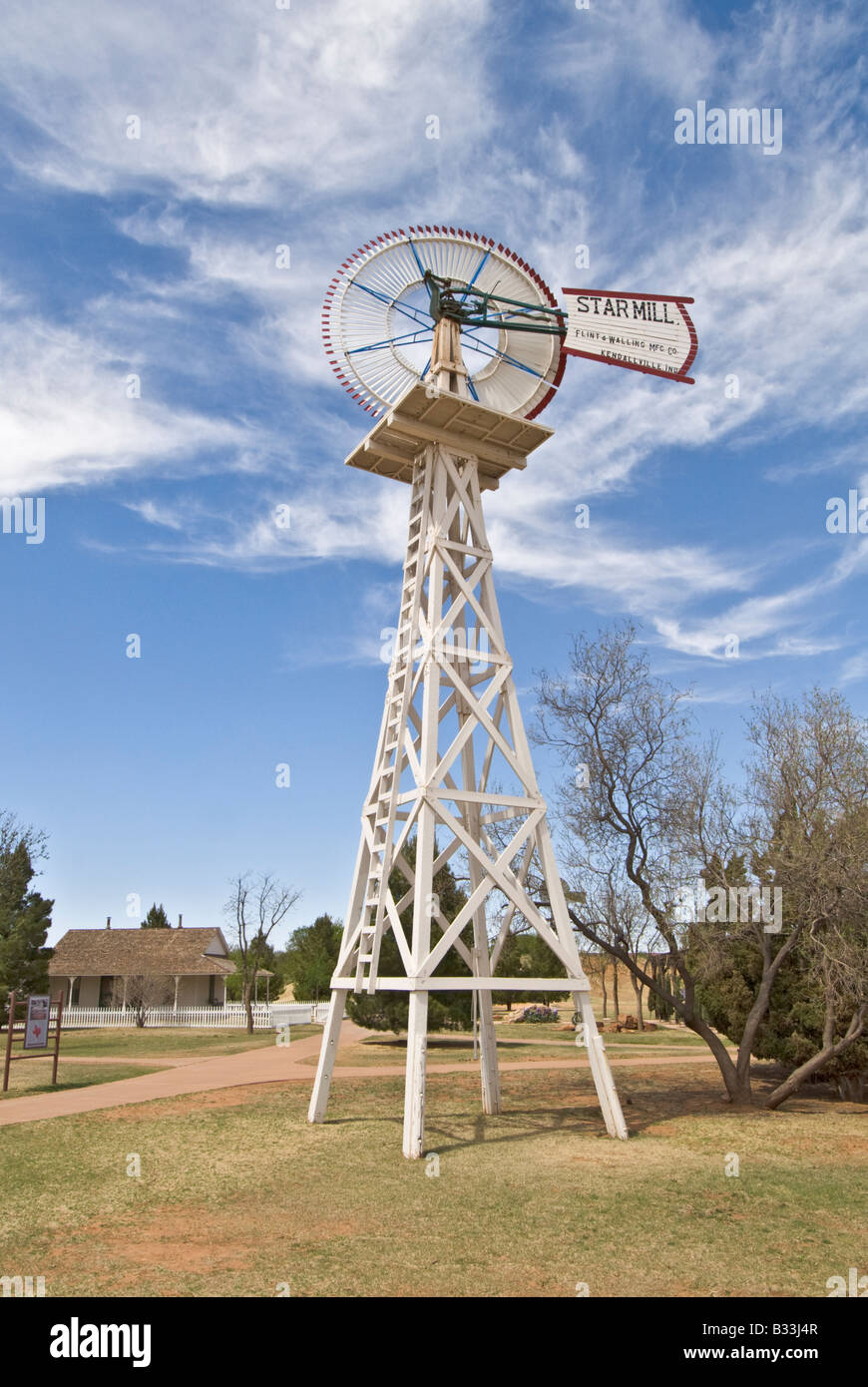 Texas Lubbock National Ranching Heritage Center Star Model 15 Windmill ...