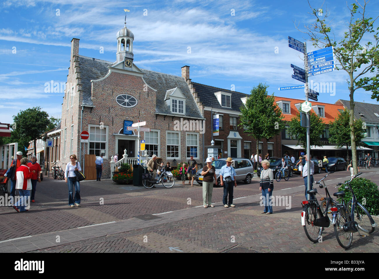 town centre of Domburg Walcheren Zeeland Netherlands Stock Photo - Alamy