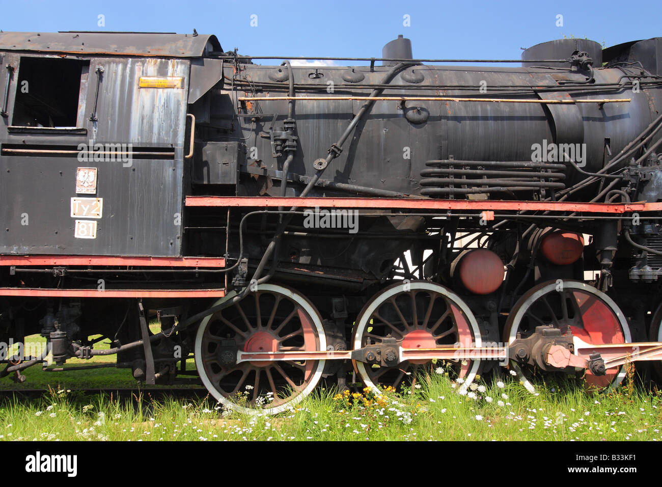 Old steam engine locomotive Stock Photo - Alamy