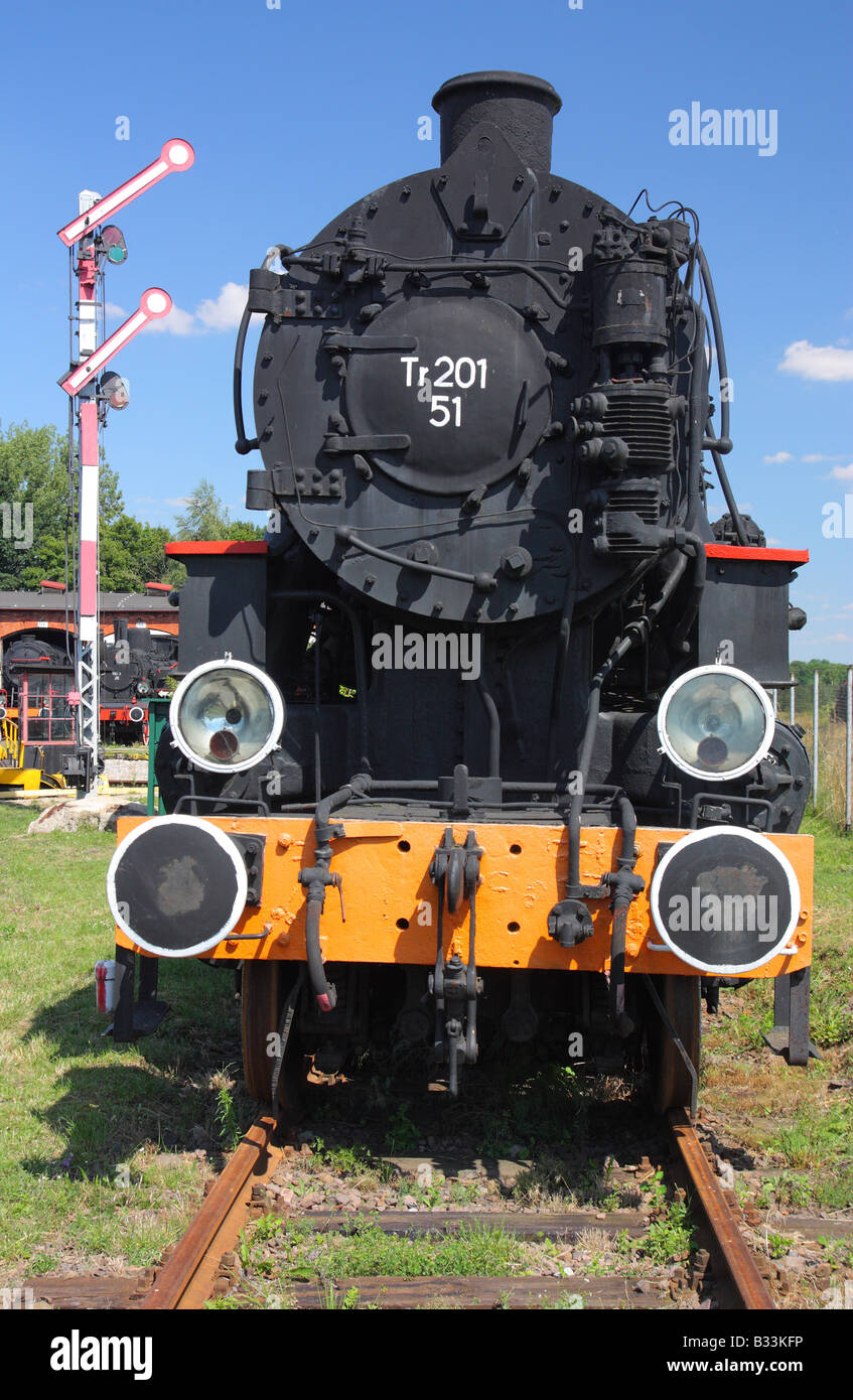 Old steam engine locomotive Stock Photo - Alamy