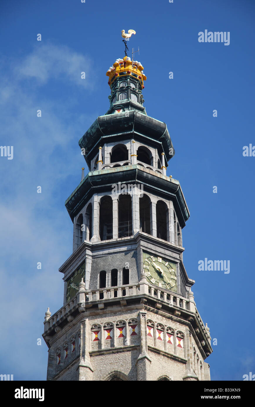 Lange Jan tower in town centre Middelburg Zeeland Netherlands Stock ...
