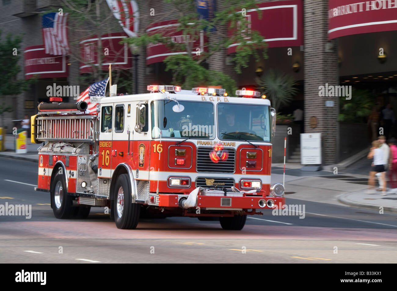 Fire Engine, Washington D.C., USA Stock Photo - Alamy