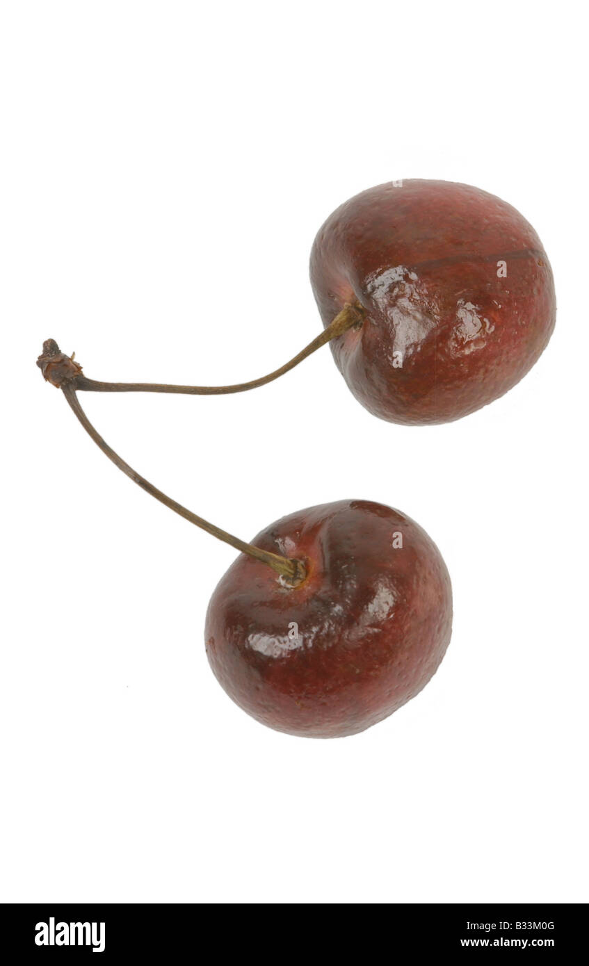 cut of some cherries Stock Photo - Alamy
