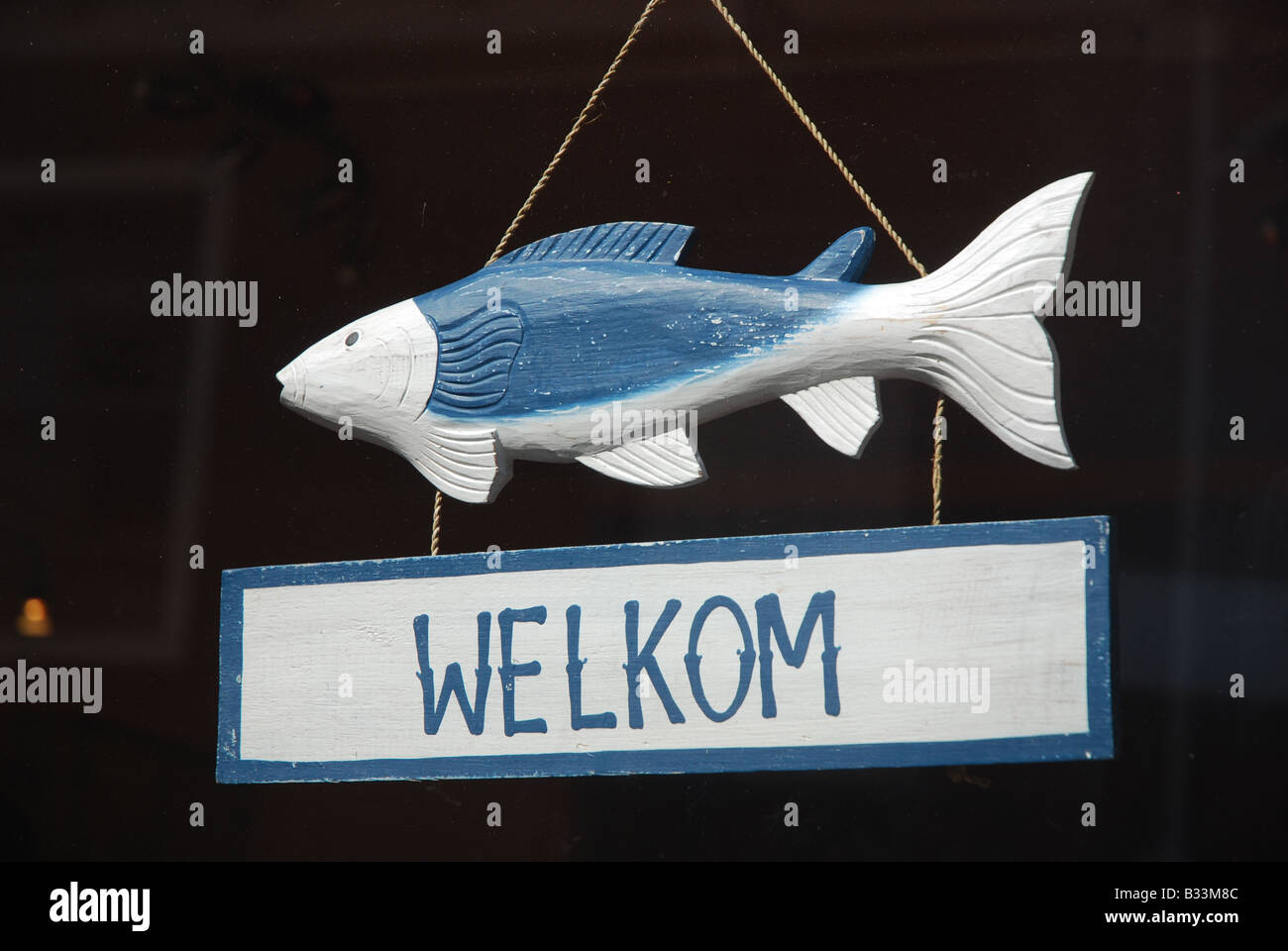welcome sign in town centre Middelburg Zeeland Netherlands Stock Photo ...