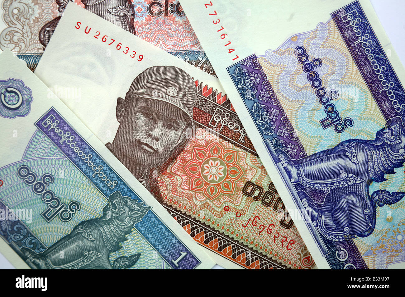 Myanmar currency note hi-res stock photography and images - Alamy