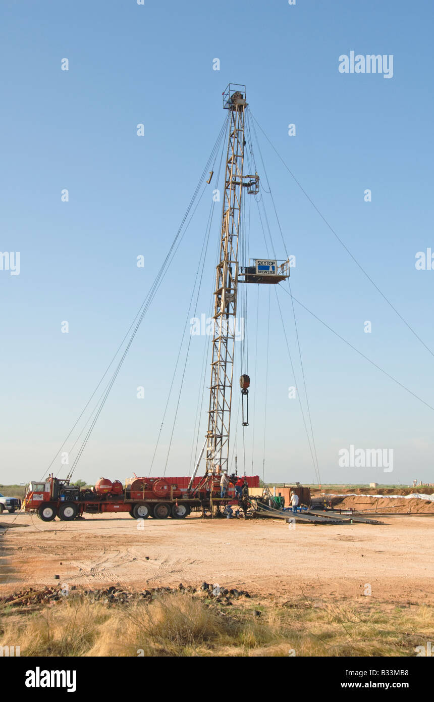 Modern Oil Derrick